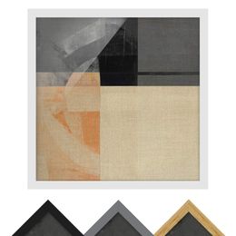 Bilderwelten Bild mit Rahmen Transparente Geometrie