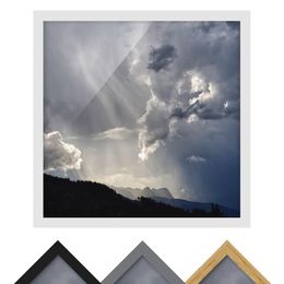 Bilderwelten Bild mit Rahmen Wilde Wolken