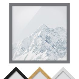 Bilderwelten Bild mit Rahmen Wei&szlig;e Berge