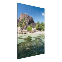 Bilderwelten Alu-Dibond Outdoor Bild La Digue