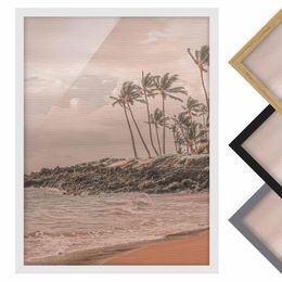 Bilderwelten Bild mit Rahmen Aloha Hawaii Strand II