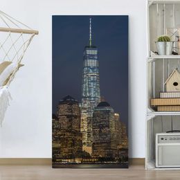 Bilderwelten Leinwandbild - Hochformat One World Trade Center