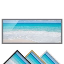 Bilderwelten Bild mit Rahmen Blaue Welle