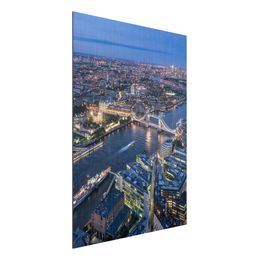 Bilderwelten Alu-Dibond Outdoor Bild Nachts in London
