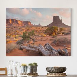 Bilderwelten Leinwandbild - Querformat Monument Valley Navajo Tribal Park Arizona