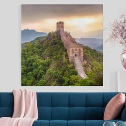 Bilderwelten Leinwandbild Die unendliche Mauer von China