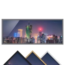 Bilderwelten Bild mit Rahmen Nachtlichter von Macau
