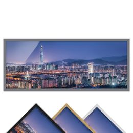 Bilderwelten Bild mit Rahmen Lotte World Tower bei Nacht