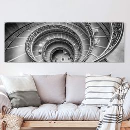 Bilderwelten Leinwandbild Bramante Treppe