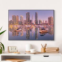 Wechselbild Dubai Skyline und Marina