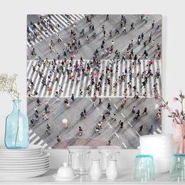 Bilderwelten Leinwandbild Shibuya Crossing in Tokio