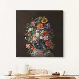Wechselbild Jan Davidsz de Heem - Glasvase mit Blumen
