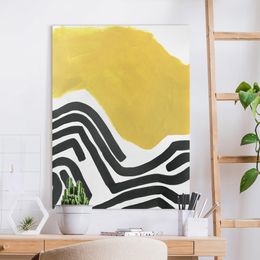 Bilderwelten Leinwandbild Farbenlabyrinth I