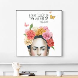 Wechselbild Fridas Gedanken - Blumen