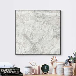 Wechselbild New York Stadtplan