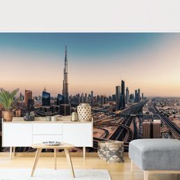 Bilderwelten Fototapete Abendstimmung in Dubai