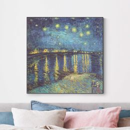 Wechselbild Vincent van Gogh - Sternennacht &uuml;ber der Rh&ocirc;ne