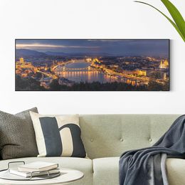 Wechselbild Blick &uuml;ber Budapest