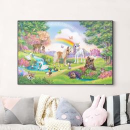 Wechselbild Animal Club International - Zauberwald mit Einhorn