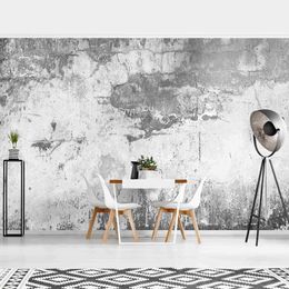 Bilderwelten Fototapete Grunge Betonwand Grau