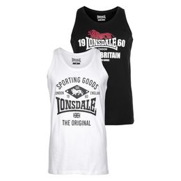 Lonsdale Shirt 'Biggin' male Black, White size XL