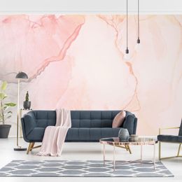 Bilderwelten Mustertapete Spiel der Farben Pastell Zuckerwatte