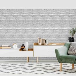 Bilderwelten Fototapete Vliestapete modern Wandtapete schwarz weiss - Schwarze Tusche Wilde Linien - Deko Wohnzimmer Schlafzimmer