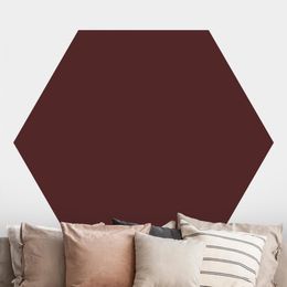 Bilderwelten Hexagon Fototapete Burgund