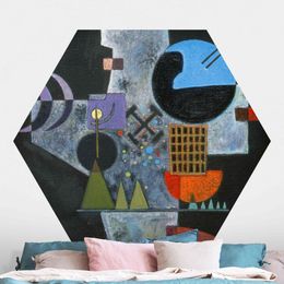 Bilderwelten Hexagon Fototapete Wassily Kandinsky - Kreuzform