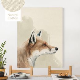 Bilderwelten Leinwandbild - Hochformat Waldfreunde - Fuchs