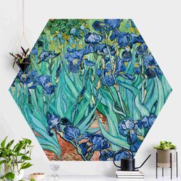 Bilderwelten Hexagon Fototapete Vincent van Gogh - Iris