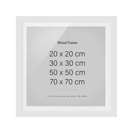 Bilderwelten Bilderrahmen Bilderrahmen Wei&szlig; quadratisch 1:1