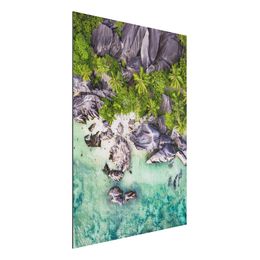 Bilderwelten Alu-Dibond Outdoor Bild Versteckter Strand