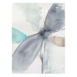 Bilderwelten Leinwandbild Abstrakte Malerei Libellentanz I - Leinwanddruck Hochformat - Wandbild S-XXL - moderne Bilder auf Leinwand Flur Wohnzimmer