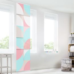 Schiebegardine Skandinavische Geometrie