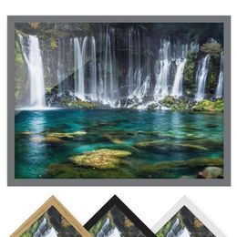 Bilderwelten Bild mit Rahmen Shiraito Wasserfall