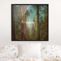 Bilderwelten Bild mit Rahmen Peaceful