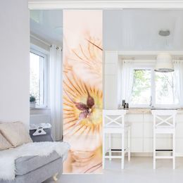 Bilderwelten Schiebegardine Pastellfarbener Bl&uuml;tenstrau&szlig;