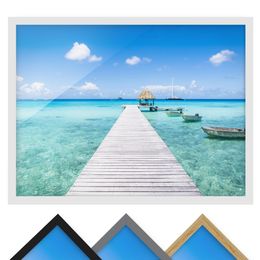 Bilderwelten Bild mit Rahmen Urlaub in den Tropen