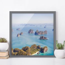 Bilderwelten Bild mit Rahmen Inseln im Meer