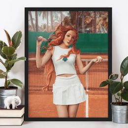 Bilderwelten Bild mit Rahmen Tennis Venus