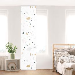 Bilderwelten Schiebegardine Detailliertes Terrazzo Muster San Remo
