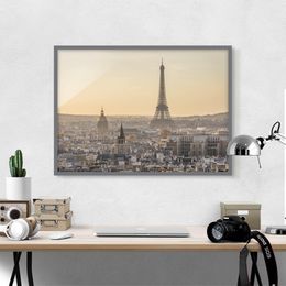 Bilderwelten Bild mit Rahmen Paris im Morgengrauen