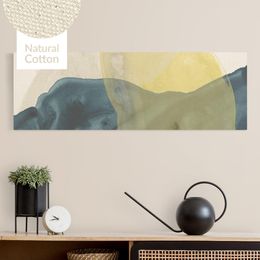 Bilderwelten Leinwandbild - Panorama Ozean und W&uuml;ste III