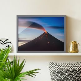 Bilderwelten Bild mit Rahmen Vulkan
