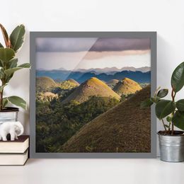 Bilderwelten Bild mit Rahmen Schokoladenh&uuml;gel Landschaft