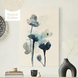 Bilderwelten Leinwandbild - Hochformat Mitternachtsbl&uuml;ten III