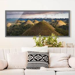 Bilderwelten Bild mit Rahmen Schokoladenh&uuml;gel Landschaft