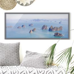 Bilderwelten Bild mit Rahmen Inseln im Meer