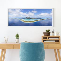Bilderwelten Bild mit Rahmen Inselparadies